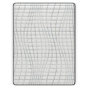 Signature Design by Ashley Hybrid 1200 12 Inch Firm Moisture Wicking Mattress with Charcoal-Infused Gel Memory Foam and Edge Support for Pressure Relief and Temperature Regulating, Queen