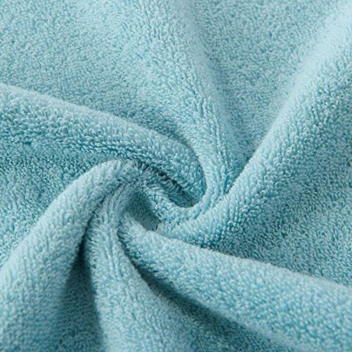 VANZAVANZU Hand Towels for Bathroom, 6 Pack Premium Hand Towels Set, 16×28 Inches Ultra Soft Cotton Highly Absorbent Bathroom Hand Towels Bath Towels (Turquoise)