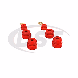 Energy Suspension For Ford F-100 4WD 1973-1979 Body Mounts | Red | 4.4104R