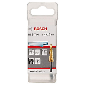 Bosch 2608587431 Hss-Tin Step Drill Bit 12 Parts 6-3mm