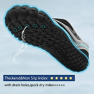Spesoul Womens Water Shoes Barefoot Swim Beach Aqua Shoes Quick Dry for Pool Hiking Training Outdoor Water Sports 8 Women/6.5 Men