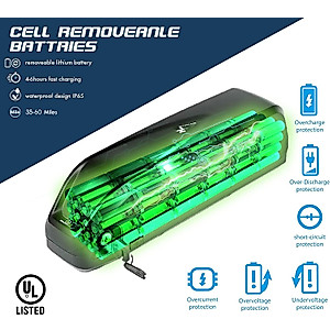 YinZhiBoo Electric Bike for Adults,Fat Tire Ebike 1000W Electric Mountain Bike Up to 31MPH,26" Electric Bike Long Range with UL 48V/17.5Ah Removable Battery, 21-Speed