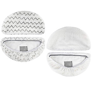 ZNBHEPA 4 Pack Replacement Pads for Bissell Powerfresh Hard Floor Steam Cleaner 1940 1440 1544 1806 2075 Series Steam Mop Compare to Part # 5938 & 203-2633.