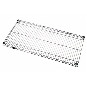 Quantum Storage Systems 1848C-1 Extra Wire Shelf for 18' Deep Wire Shelving Unit, Chrome Finish, 800 lb. Load Capacity, 1' H x 48' W x 18' D