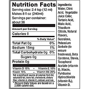 SodaStream Cranberry Raspberry Zero Calorie, 440ml , 14.8 Fl Oz (Pack of 2)