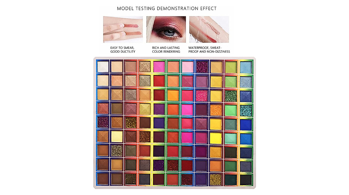 Rechoo 99 Colors Rainbow Eyeshadow Palette - Long Lasting