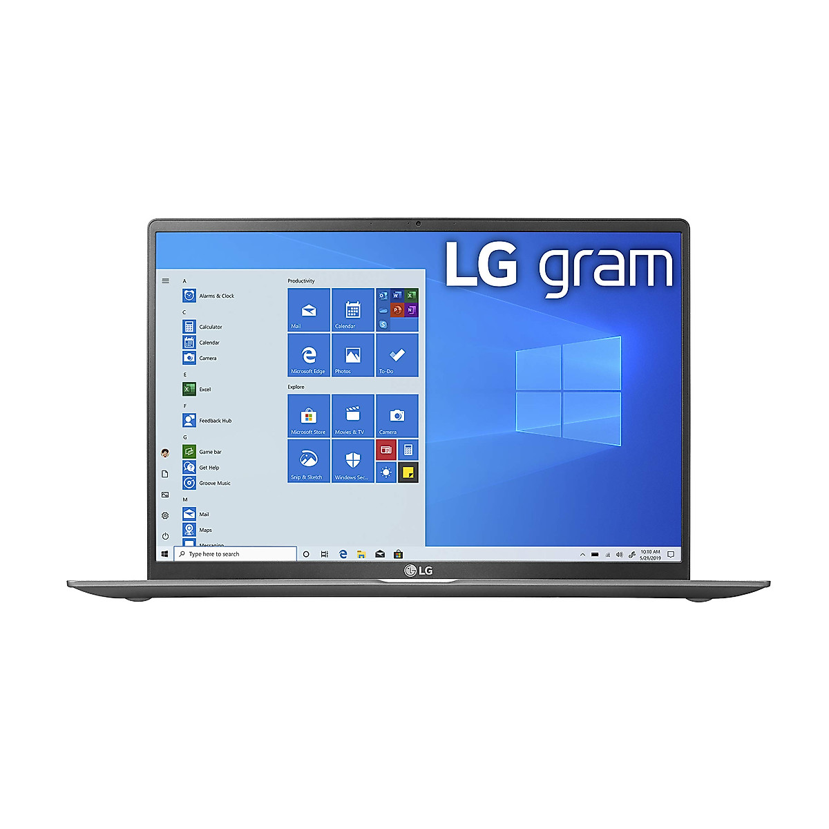 LG Gram 17Z90N-Laptop 17" IPS Ultra-Lightweight, (2560 x 1600), 10th Gen Intel Core i7 , 16GB-RAM, 1TB SSD, Windows 10 Home, 17 Hour-Battery, USB-C, HDMI, -Headphone Input - Silver