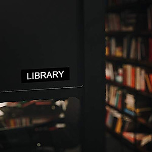 Greateam Compatible TZe-335 Black Tape Replacement for Brother P-Touch White on Black TZe TZ Tape 12mm 0.47 Inch TZe335 TZ-335, Black Label Maker Tape for PT-D210 PTH110 PTD600 PTD400 PT-1280, 4-Pack