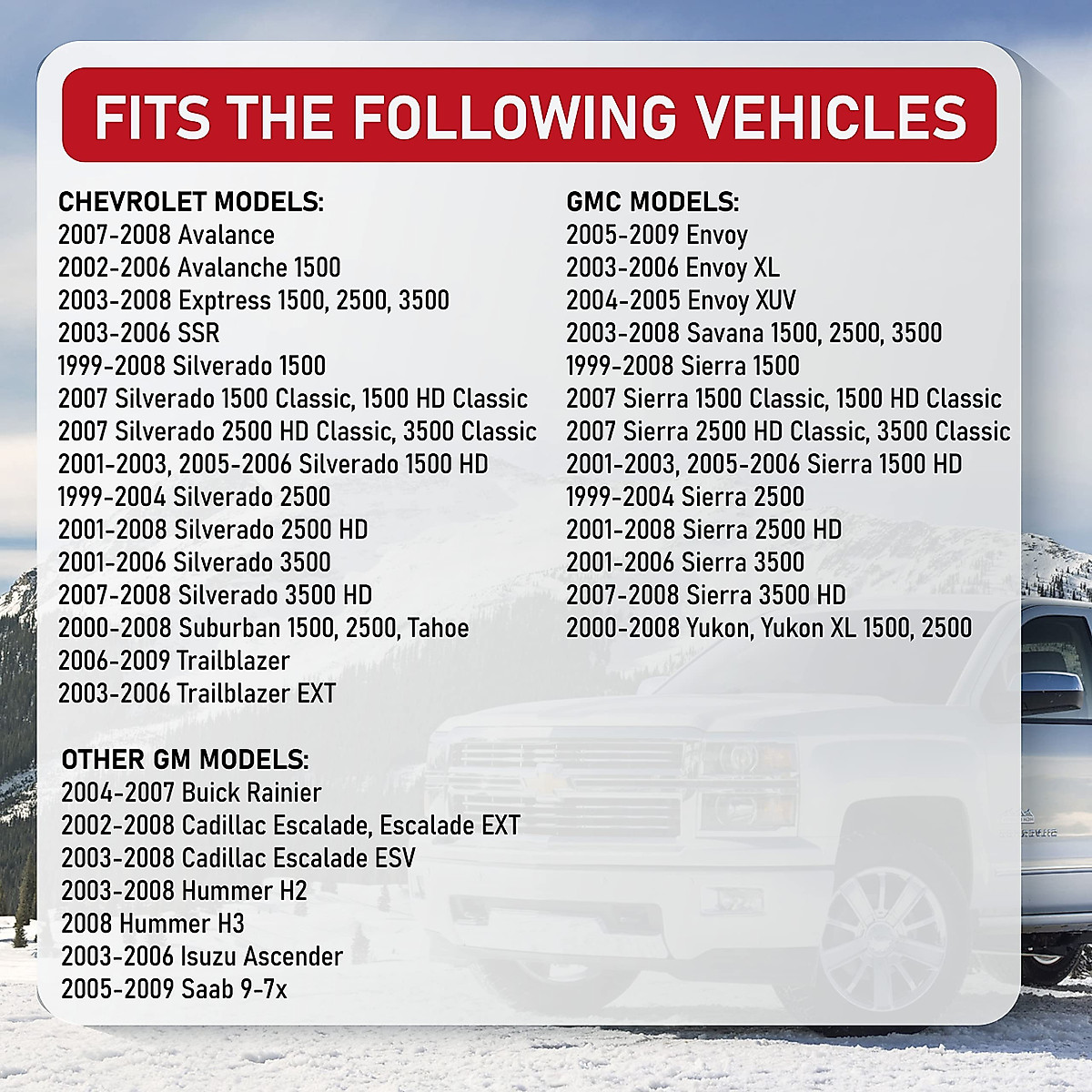 Automatic Serpentine Belt Tensioner Pulley Assembly - Replaces 38158, 88929140 - Compatible with Chevy, GMC & Other GM Vehicles - Avalanche, Silverado, Trailblazer, Sierra, Tahoe, Yukon, Escalade