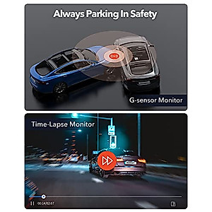 REDTIGER Dash Cam 4K Front and Rear 1080P, WiFi GPS Car Camera with Free 32GB SD Card, Dual Dash Camera for Cars, Loop Recording, Night Vision, Parking Mode, Smart App Control, Support 256GB Max