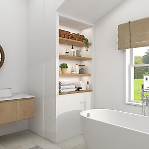 Deco 79 Jute Rope Handmade Decorative and Functional Storage Basket Woven Rectangular Basket Organizer with Slit Handles, Set of 2 Basket for Storage 16", 13"W, Brown