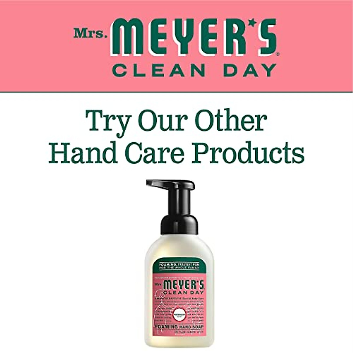 MRS. MEYER'S CLEAN DAY Foaming Hand Soap, Watermelon Scent (10 Fl oz (Pack of 4))
