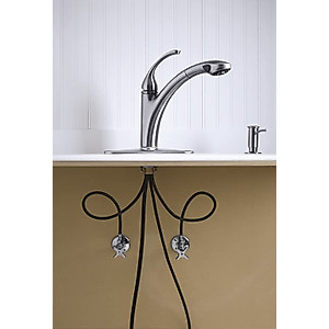 KOHLER 1114379-BC Sink Hose Kit, 66" (Color may vary - Black or Grey)