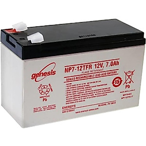EnerSys Genuine NP7-12TFR 12 Volt 7 Amp Flame Retardant GENESIS NP Battery