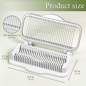 Egg Slicer for Hard Boiled Eggs Banana Slicer, Aluminium & Stainless Steel Wires Strawberry slicer Multipurpose Heavy Duty Dishwasher Safe Banana Cutter slicer