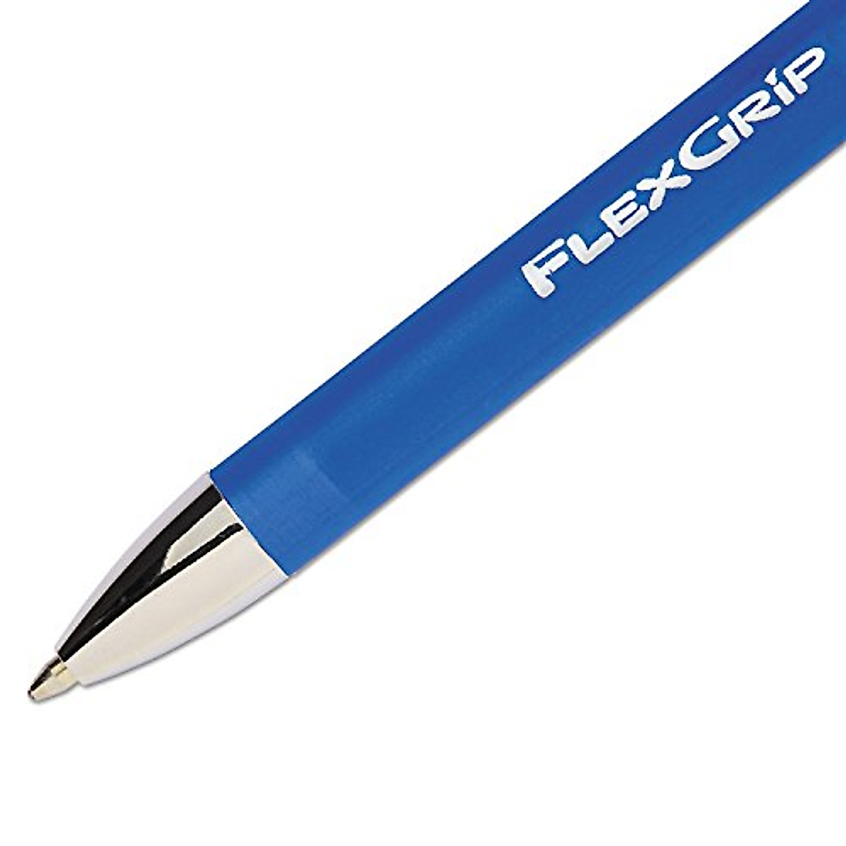 Paper Mate 85581 Flexgrip Elite Ballpoint Retractable Pen, Blue Ink, Medium, Dozen