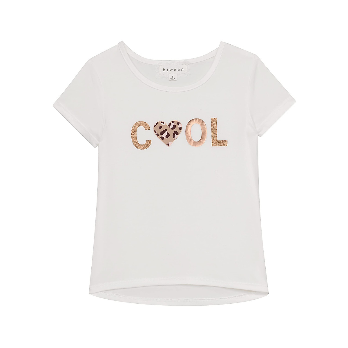 BTween Little Girls 4pc wardrobe pack, Long Sleeve top, Short sleeve top, Tutu skirt, legging