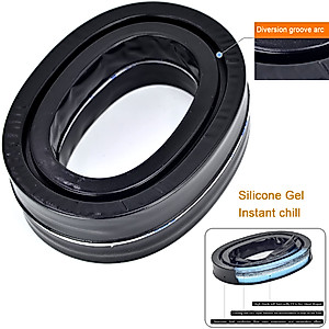 Replacement Cooling Gel Ear Pads Earmuffs for 3M WorkTunes Connect Peltor/Tactical 100/300/500/Shot Gunner II/Sound Trap/Swat Tac/Tactical 6-s/Tacticalpro/Peltor X1A-X5A