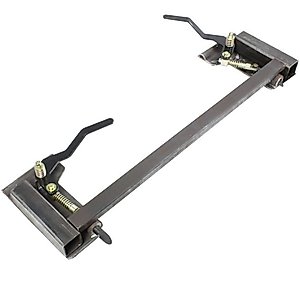 Titan Attachments Pin On to Skid Steer Quick Tach Adapter Spacer Brackets Cross Brace Latch Weld