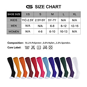 CELERSPORT 2 Pack Baseball Soccer Softball Socks For Youth Kids Men Women Multi-sport Tube Socks White Medium