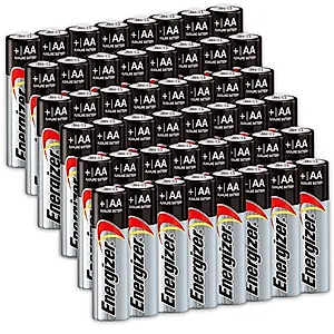 HeroFiber Energizer AA Batteries 48 Count, Multi Purpose Double A Battery Max Alkaline, Long Lasting, Leak Resistant, The Perfect Choice of Power for All AA Battery Operated Devices