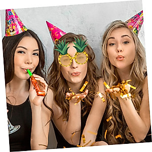 Amosfun Hawaiian Novelty Party Sunglasses Beach Pineapple Eyeglasses Pineapple Glasses Summer Party Favors Funny Eyewears Glasses Dancing Party Supplies