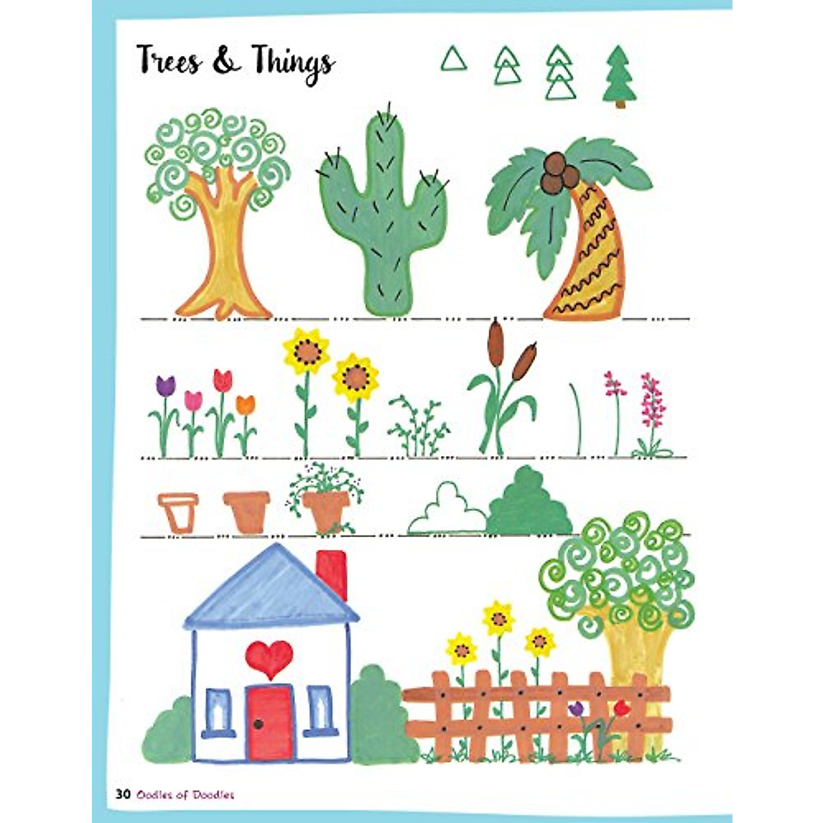 Oodles of Doodles, 2nd Edition: Creative Doodling & Lettering for Journaling, Crafting & Relaxation (Design Originals) Motifs & Techniques for Borders, Alphabets, Flowers, Hearts, Arrows, & More