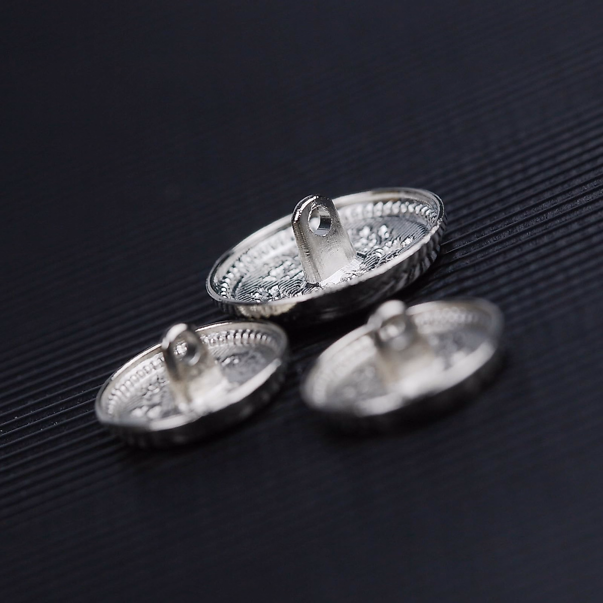 14 Pieces Silver Metal Blazer Button Set 23mm 18mm Blazer Buttons Men Metal Suit Buttons for Men Silver Buttons for Blazer,Suits,Sport Coat,Uniform,Jacket