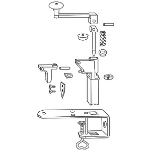 westmark 19802260 Can Opener, Commercial, Stainless Steel