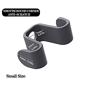 20PCS Double Sided Clothes Hanger Connector Hooks, Plastic Hanger Hooks Space Saver, Hanger Extender Hooks for Clothes