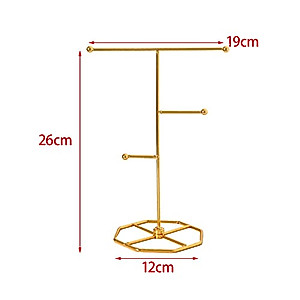 UGPLM Jewelry Organizer Hanger Home Decoration Ornament Durable Necklace Holder Earring Display Stand for Bracelet Closet Ear Hook Vanity Table