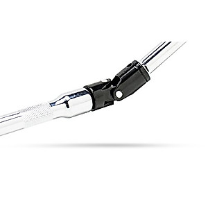 Bastex Black Complete Impact Universal Joint Set, Made of CR-V Steel. 3 Universal Joint Socket Piece Swivel Set. Wobble Elbow Extension Sets