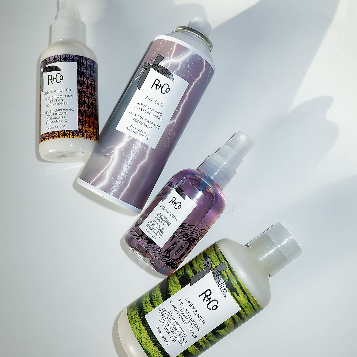 R+Co Labyrinth 3-in-1 Texturizing Shampoo + Conditioner + Styler | Touchable Texture + Volume + Hydration | Vegan + Cruelty-Free | 6 OZ