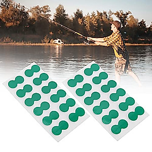 Yuecoom 24PCS Fishing Floats Slip Bobbers, Fishing Foam Bobbers for Fishing Fly Fishing Indicator, Fishing Tackle Accessory Fishing Tool Stick On Strike Float Fake