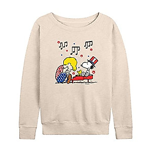 HYBRID APPAREL - Peanuts - American - Women's French Terry Pullover - Size 3X