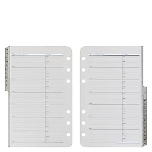 FranklinCovey - Address/Phone Tabs - Expansion for Planners (Compact)