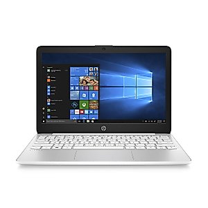 HP Stream 11-Inch Laptop, Intel X5-E8000 Processor, 4 GB RAM, 32 GB eMMC, Windows 10 Home in S Mode with Office 365 Personal and 1 TB Onedrive Storage for One Year (11-ak1020nr, Diamond White)