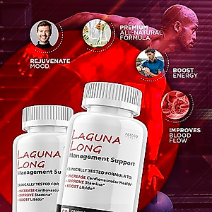 feelgo 2 Pack - Laguna Long Male Supplement, Laguna Long Pills, Laguna Long Male, Laguna Long for Men, Laguna Long Power, Sleeve, for 60 Days