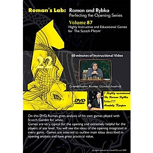 Roman's Chess Labs: Vol 87 Highly Instructive and Educational Games for the Scotch Player Chess DVD
