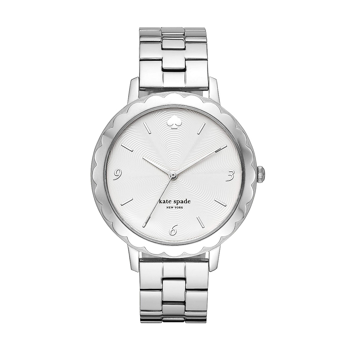 Kate Spade New York Women's Morningside Quartz Stainless Steel Three-Hand Watch, Color: Silver (Model: KSW1493)