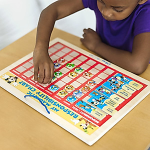 Melissa & Doug Disney Mickey Mouse Clubhouse My Magnetic Responsibility Chart - Routine, Reward Board/ Chart For Toddlers and Kids Ages 3+, Small