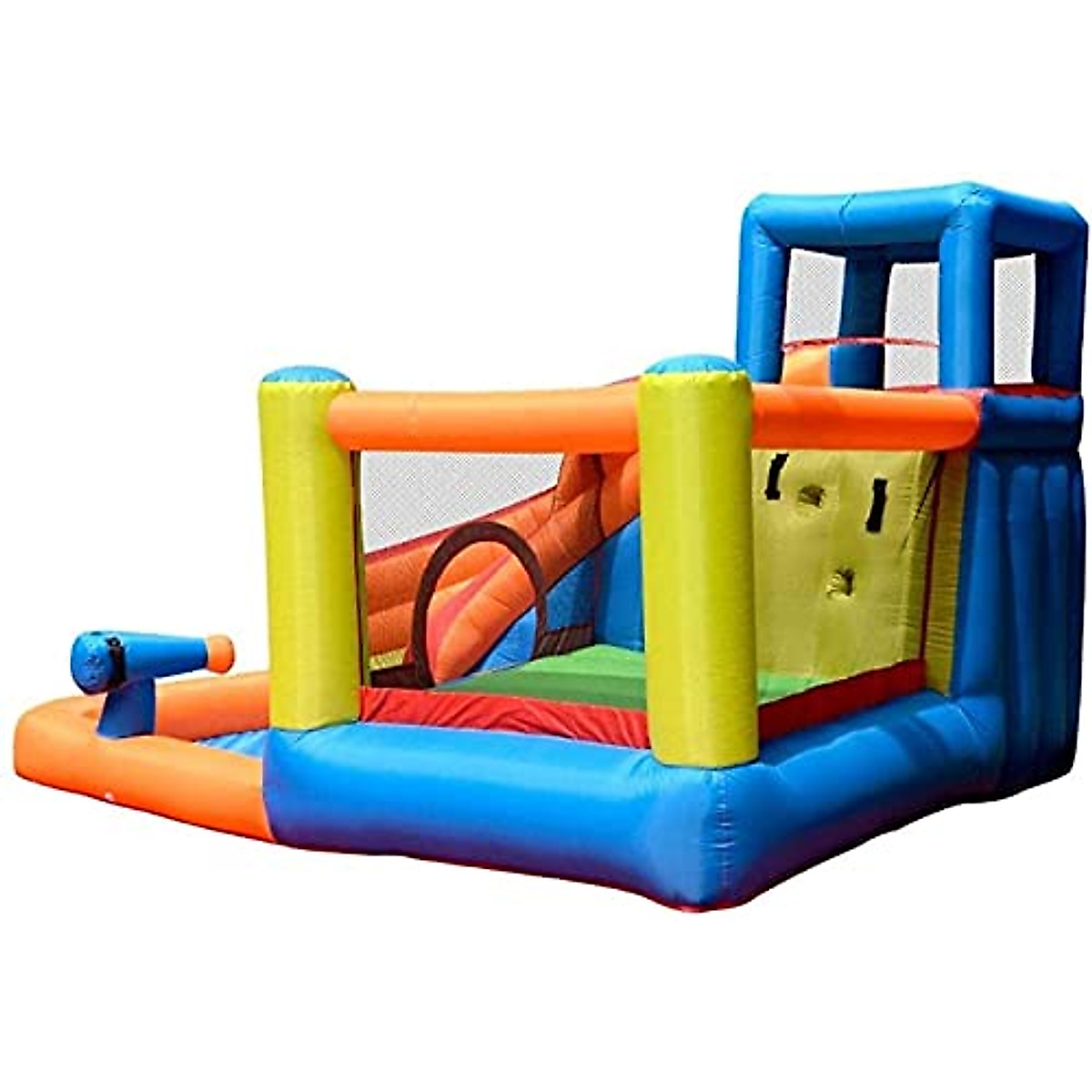 Kids Bouncy Castle Inflatable Castle Indoor and Outdoor Slide Playground Naughty Castle Large Bounce Bed Inflatable
