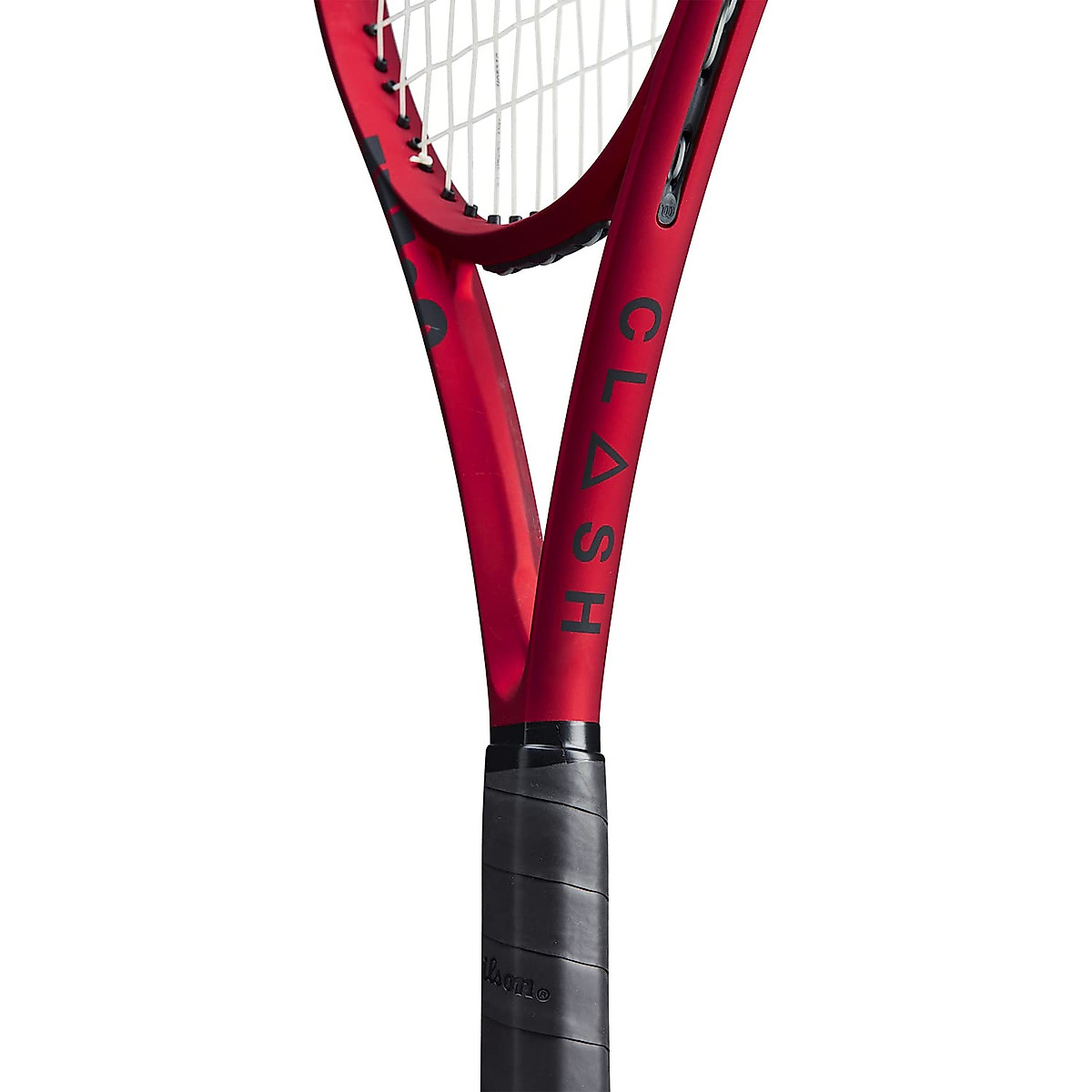 Wilson Clash 100UL v2.0 Tennis Racket, Carbon Fibre, Head-Light (Grip-Heavy) Balance, 281 g, 68.6 cm Length, Red/Black