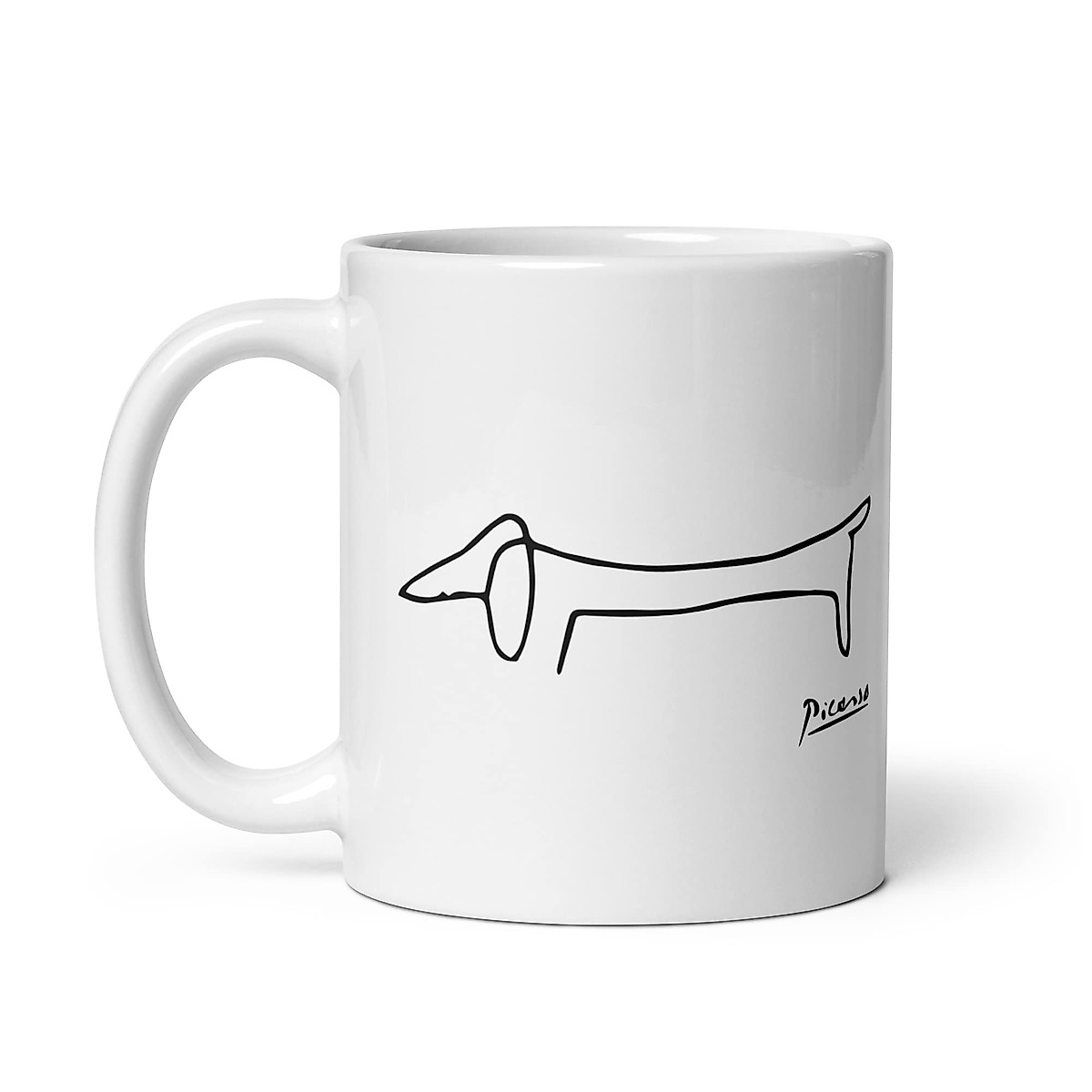 Dog Lump Dachshund Line Art Mug (11oz - 15oz)