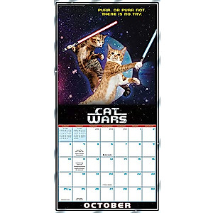2021 Cat Wars 16-Month Wall Calendar