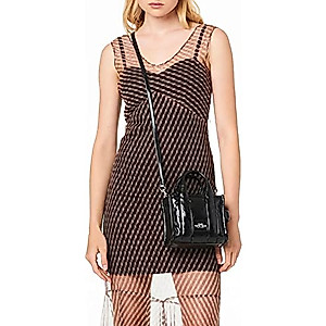 Marc Jacobs The Crinkle Leather Micro Tote Black 1 One Size