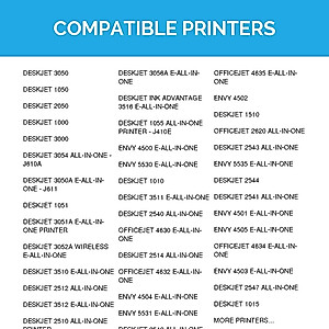 LD Products Remanufactured Ink Cartridge Replacements for HP 61XL CH563WN High Yield (Black, 2-Pack)
