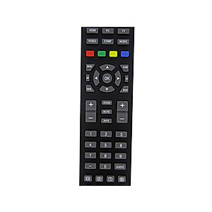 HCDZ Replacement Remote Control for JVC RM-C2060 RM-C20601C RM-C20601CNP RM-C241W RM-C241W1H RM-C251 RM-C2511H RM-C252 LCD LED HDTV TV