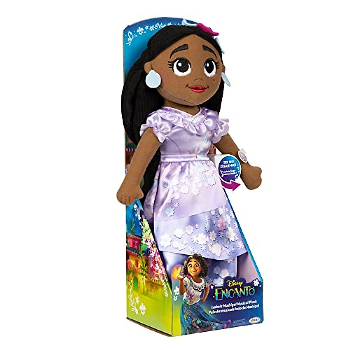 Disney Encanto Isabela Madrigal Doll Musical Singing Plush - 14 Inches Tall