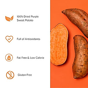 moofin Dried Sweet Potato Dog Snacks, 12 Oz - Single Ingredient Healthy Treats, Bundle Silicon Pet Bowl, Free of Gluten Preservatives, Maintains Dental Health [Pack of 3]